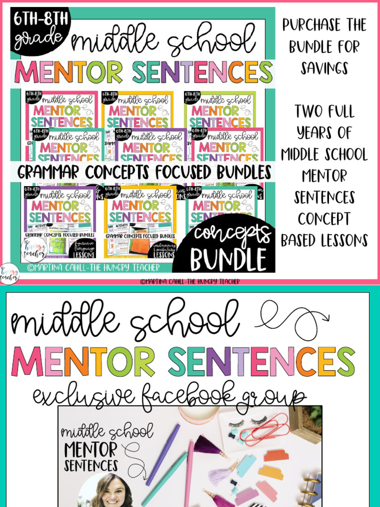 SENTENCE-STRUCTURE-Mentor-Sentences-preview | PDF