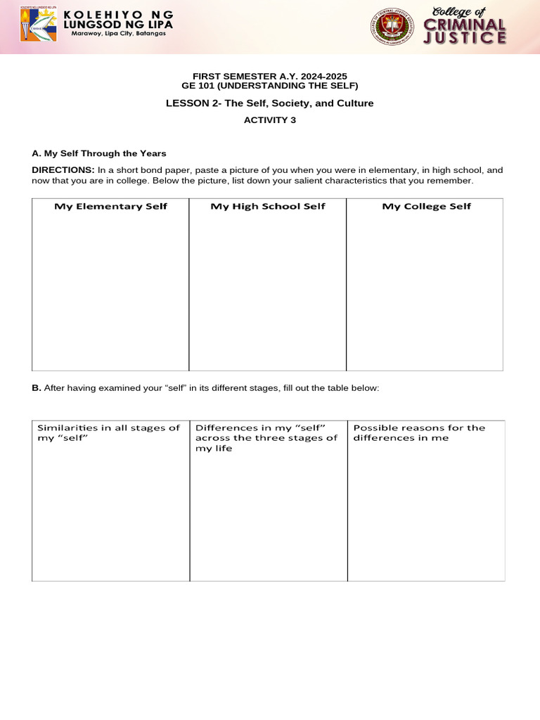 UTS-CHAPTER-1-LESSON-2-ACTIVITY-34 | PDF