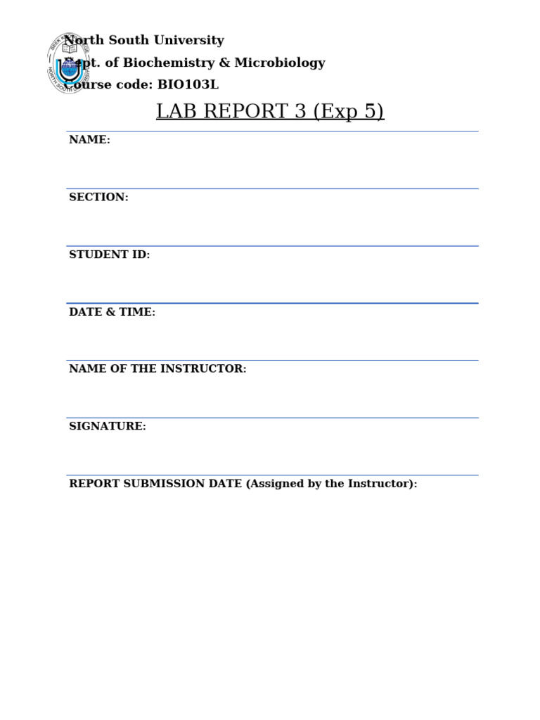 Lab Report 3 (Exp 5)_summer 24 | PDF