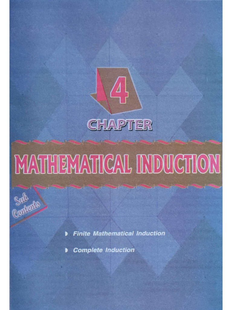 Mathematical Induction - Notes (Class11) | PDF
