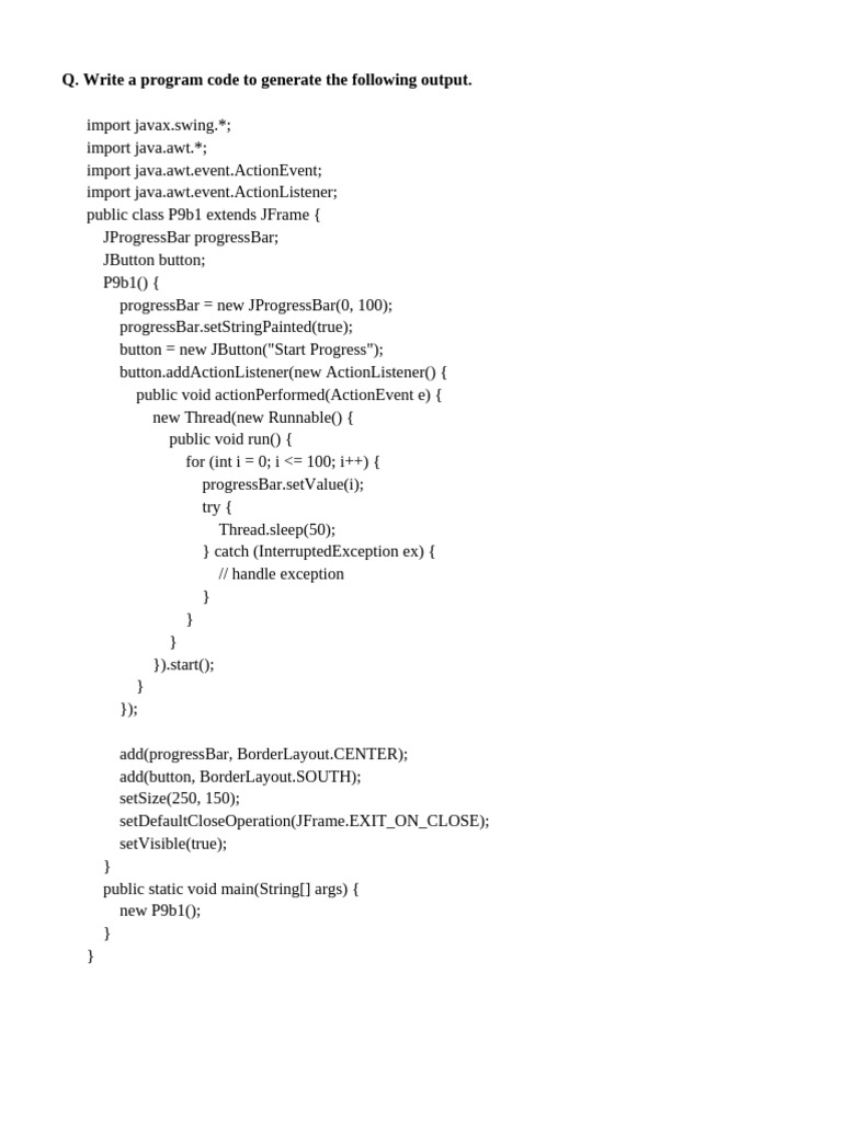 Practical No. 9 | PDF