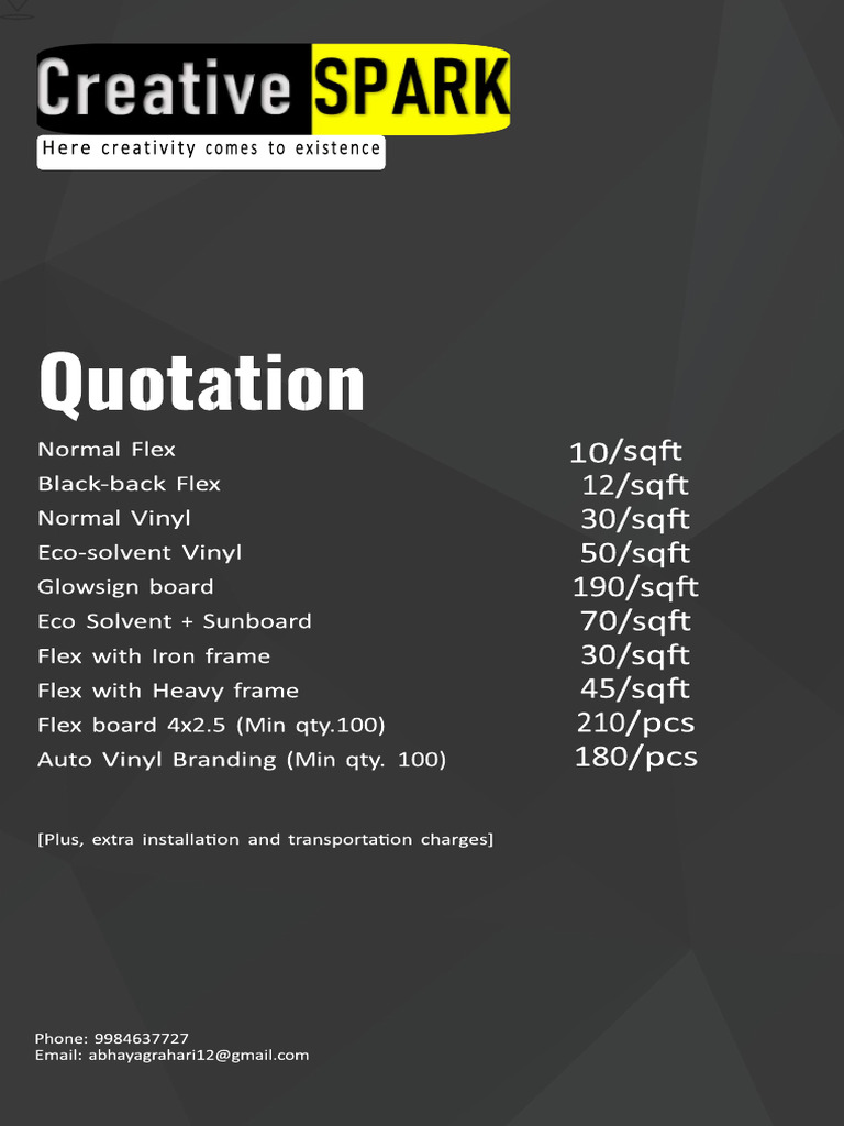 Creative Spark | PDF