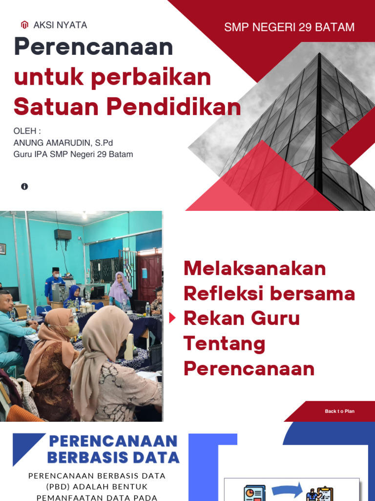 Perencanaan Berbasis Data di SMP 29 Batam | PDF | Karier & Perkembangan ...