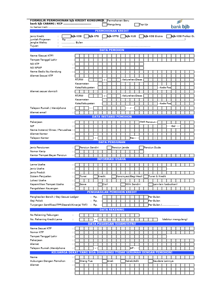 Formulir KGB | PDF
