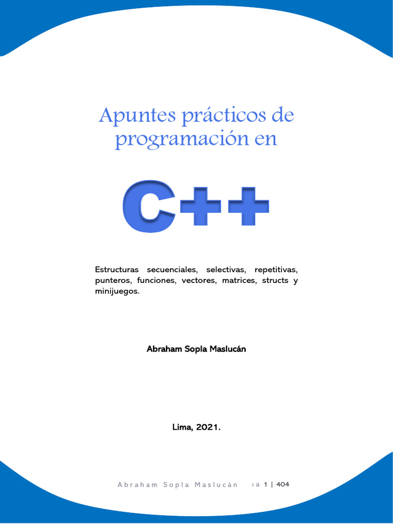 Cuaderno de C V2 | PDF | Algoritmos | Lenguaje de programación