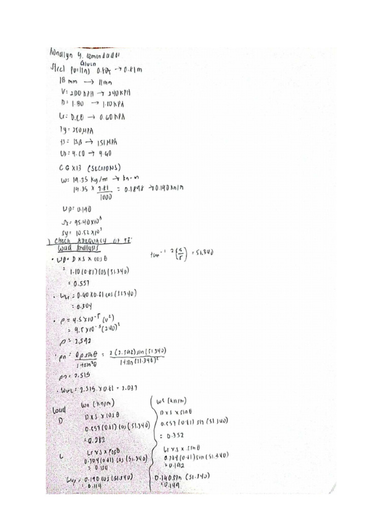 Steel Purlins Hw 1 | PDF