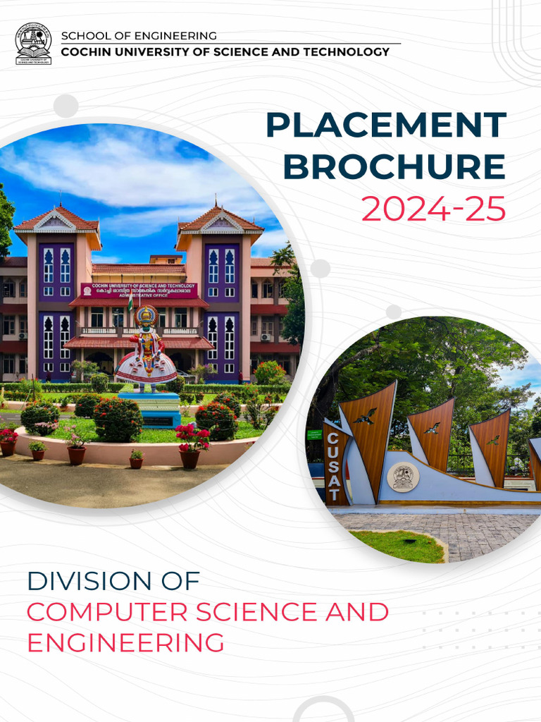 Cse Cusat Placement Brochure 2024 | PDF