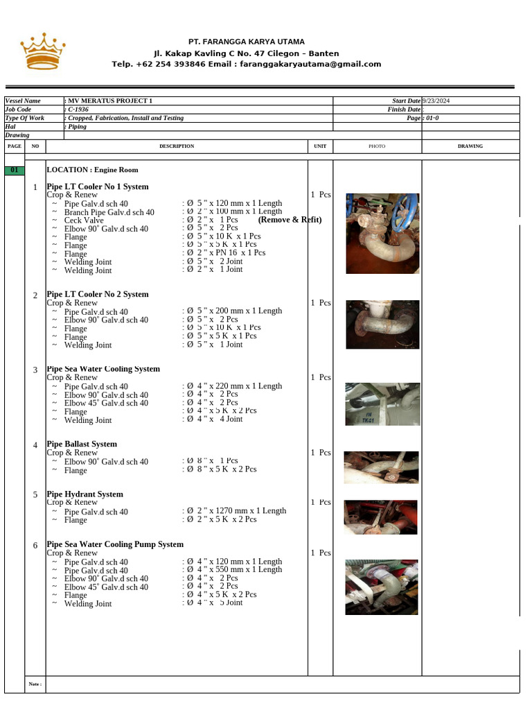 Meratus Project 1 | PDF