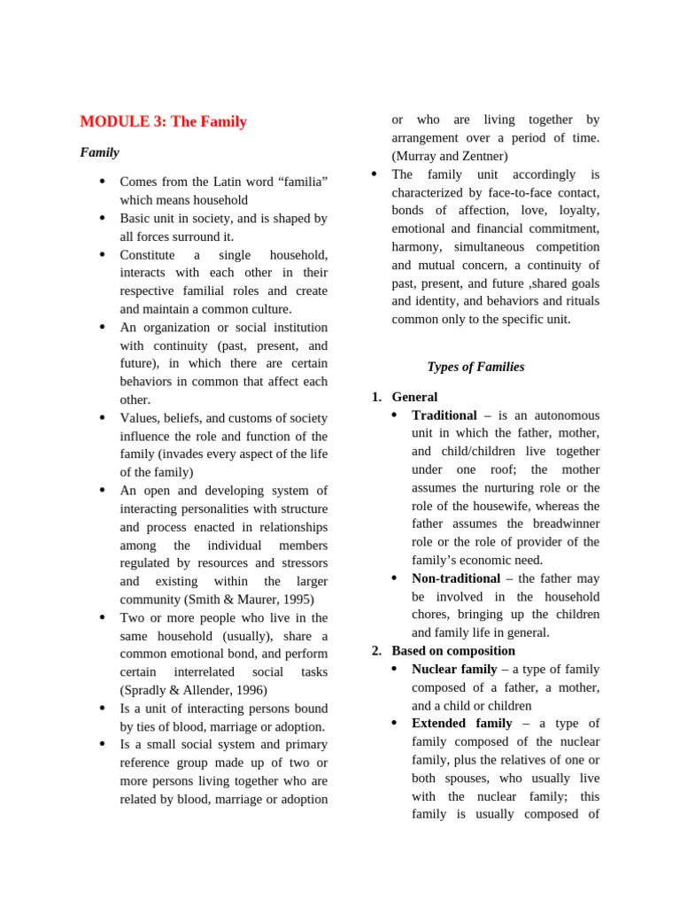 CHN 1 Module 3 | PDF