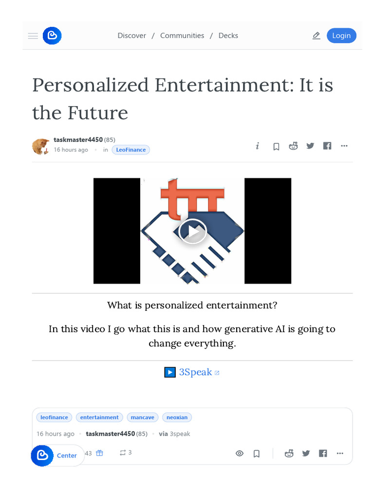 Ecency-Com-Hive-16 | PDF | Games & Activities | Technology & Engineering