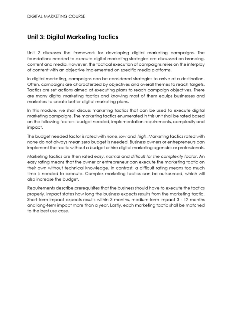 DM4E Unit 3 Reference | PDF