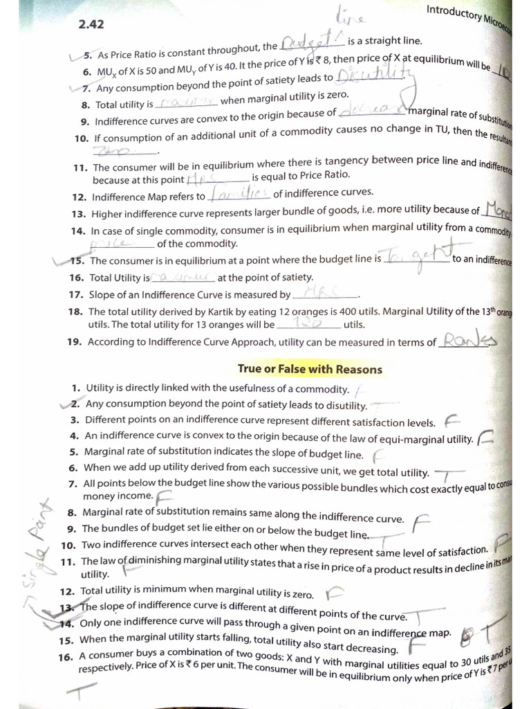 Ch 2 Microeconomics | PDF