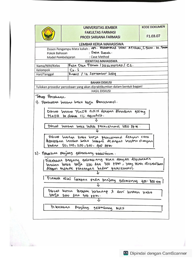 jurnal Data Darah | PDF