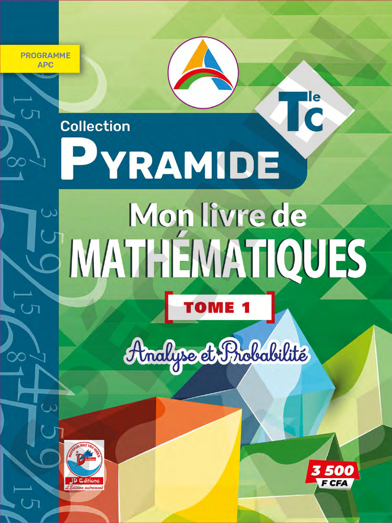 Specimen Pyramide Maths Tle C Tome 1 | PDF