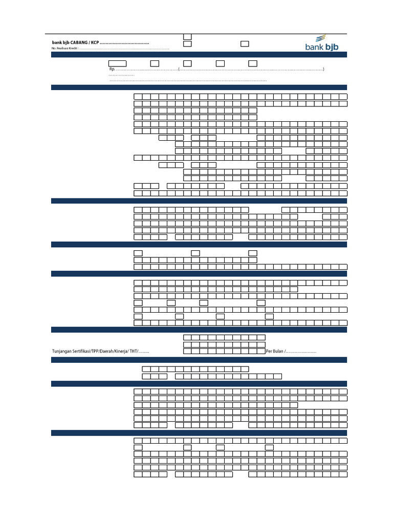 Formulir BJB KGB PDF-1 | PDF