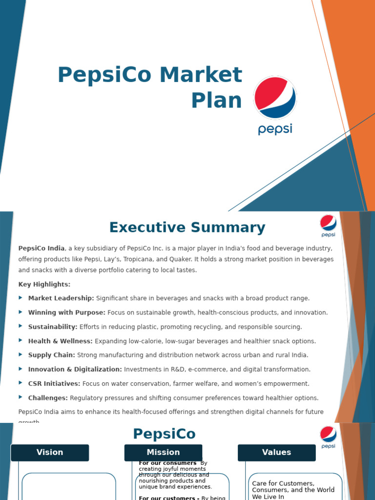 PepsiCo Market Plan-3 | PDF