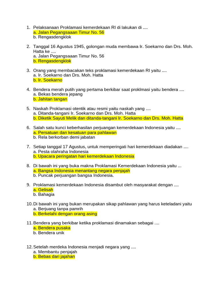 Lomba Rangking 1 | PDF