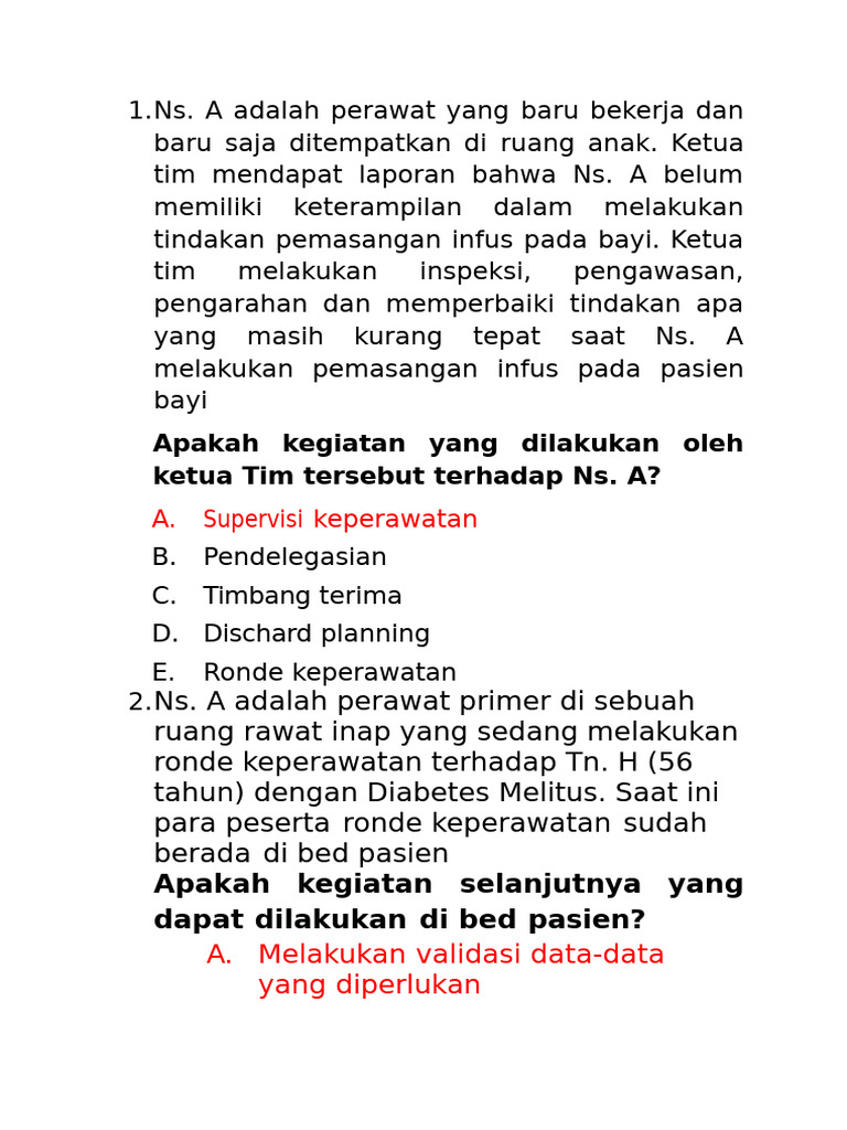 Soal Uas Manajemen 2024 | PDF