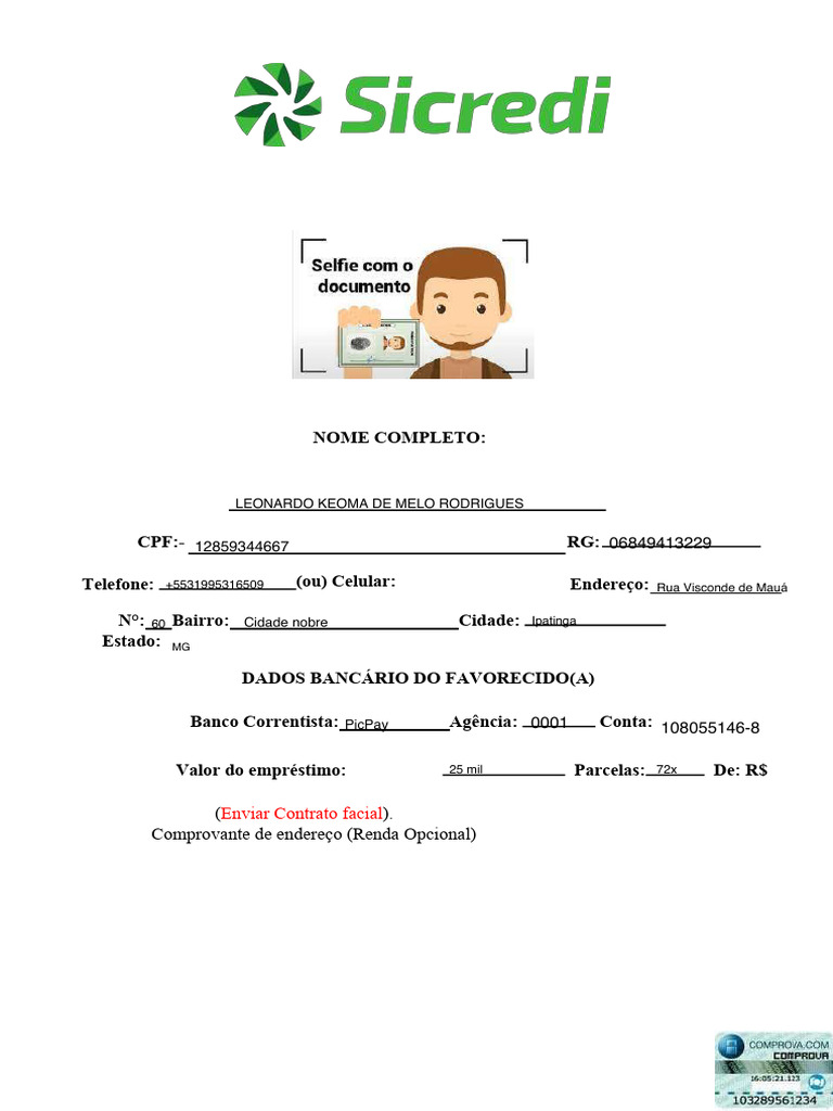 Contrato - Banco Sicredi S.a.-15 | PDF