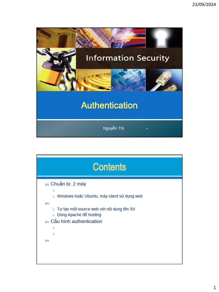 LAB - Chapter 5 - Authentication | PDF