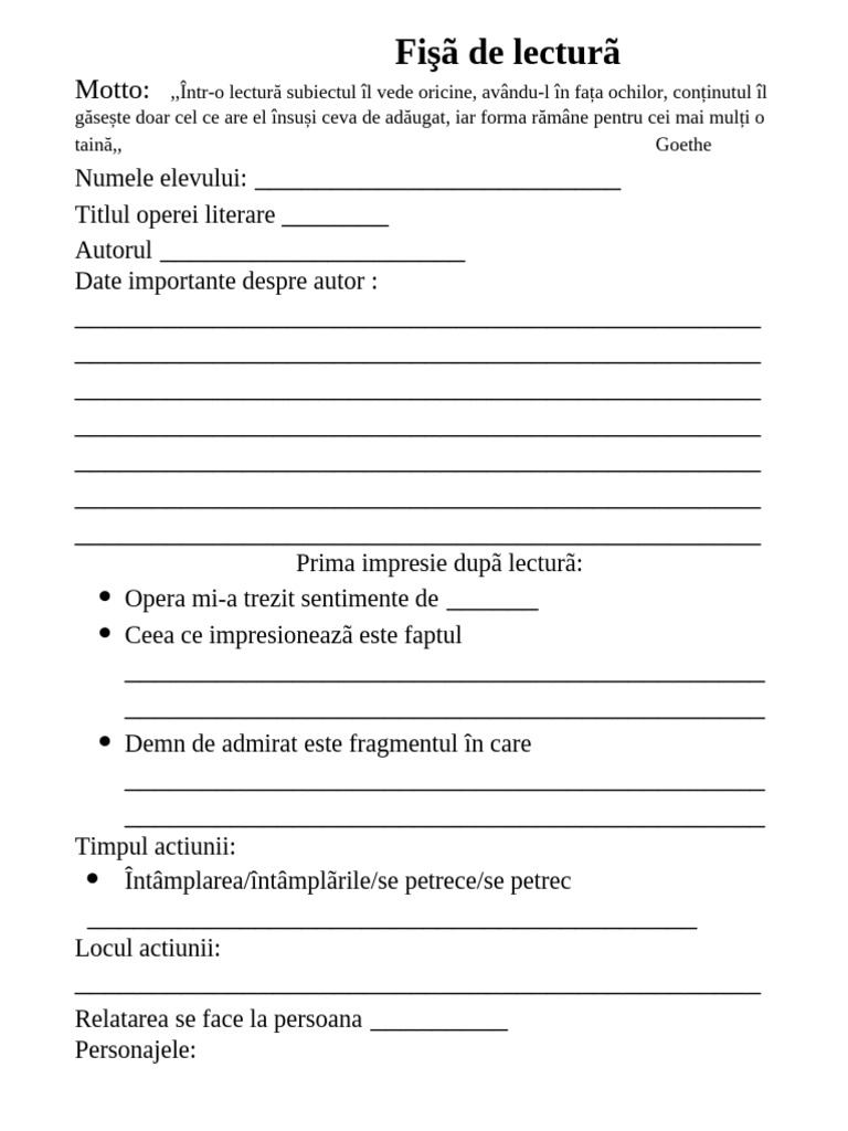 Fisa - de - Lectura La Kinderland | PDF