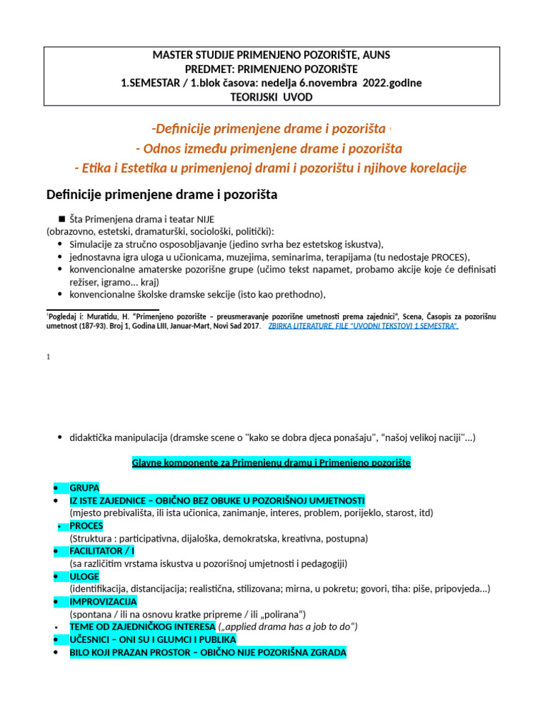 6.11. Uvodno Predavanje | PDF