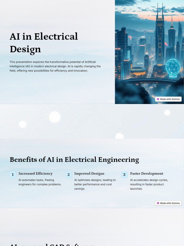AI in Electrical Design | PDF