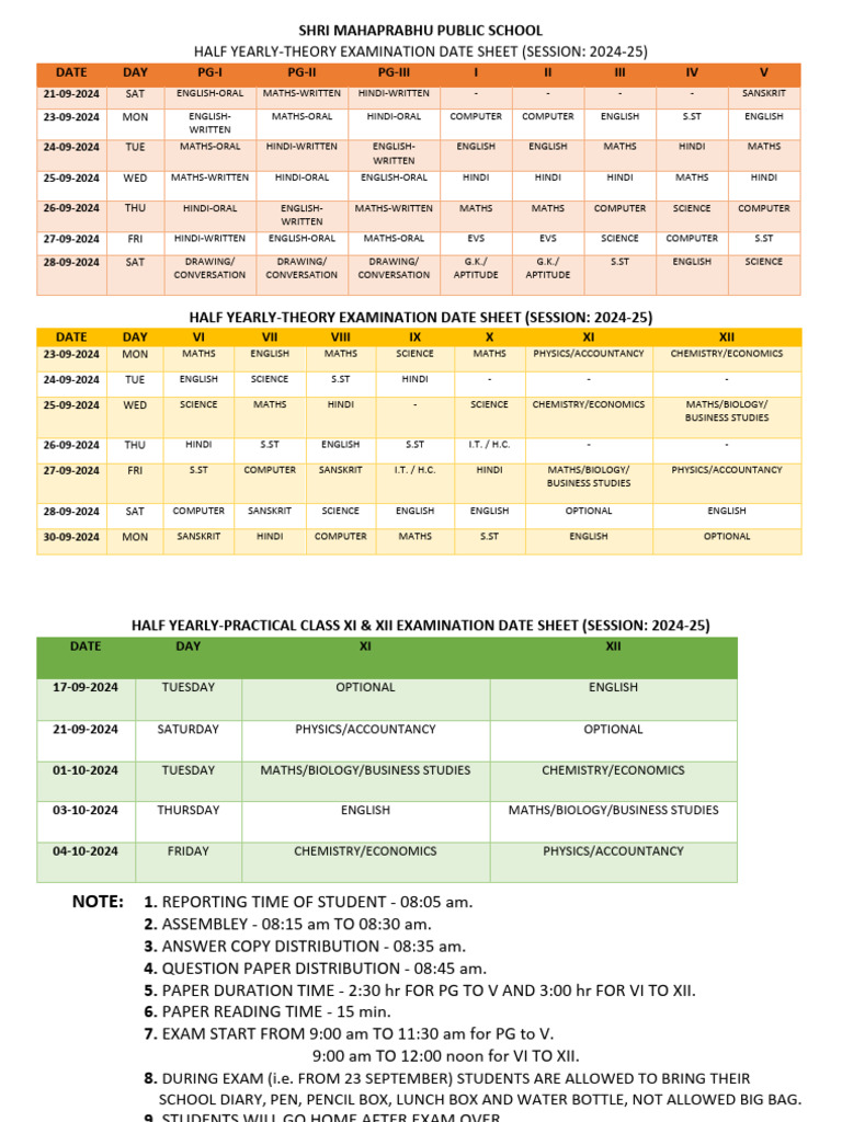 DATESHEET-OF-TERM-2--SA-1--HALF-YEARLY-EXAMINATION-THEORY--PRACTICAL ... DATESHEET-OF-TERM-2--SA-1--HALF-YEARLY-EXAMINATION-THEORY--PRACTICAL ...