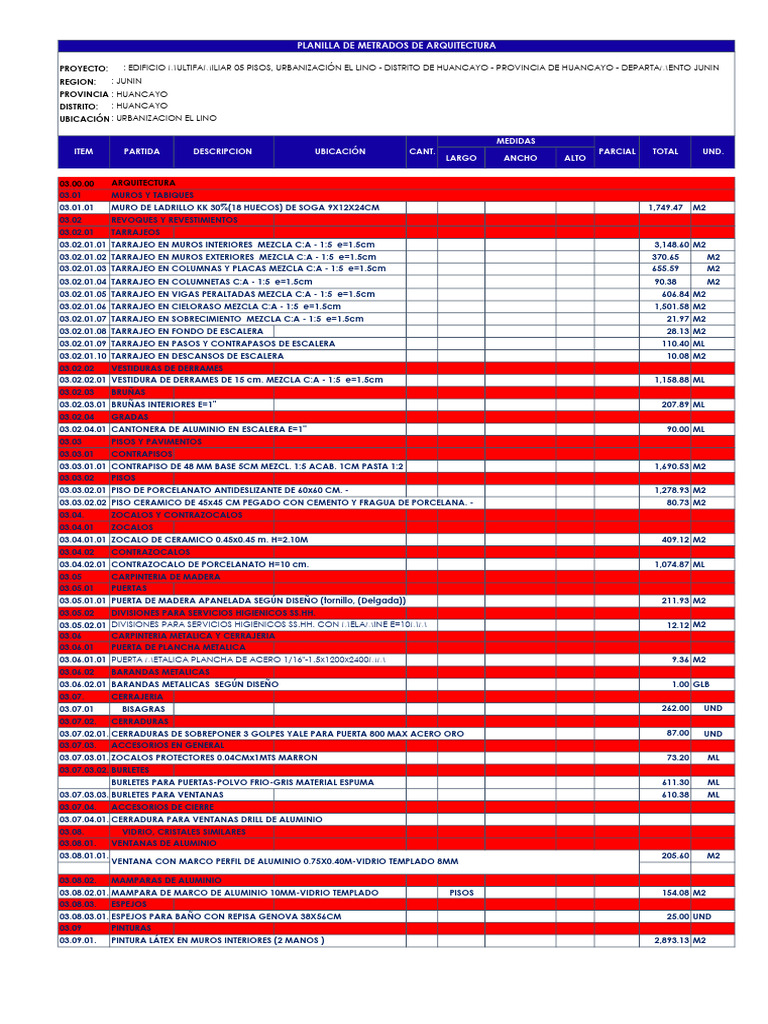 Distribucion de APUS | PDF | Materiales | Tecnología