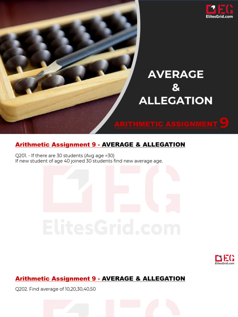 2136663arithmetic Assignment 9 - Compressed | PDF