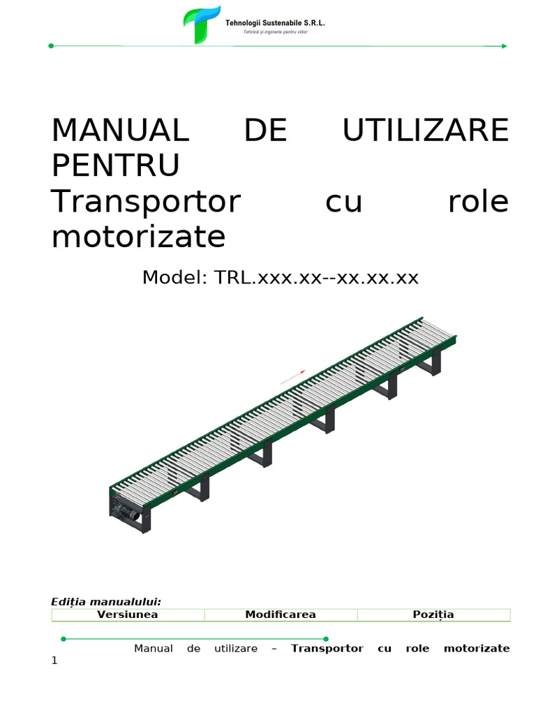 1 - Manual de Utilizare TRL.138.Q3 - 00.10.10 | PDF