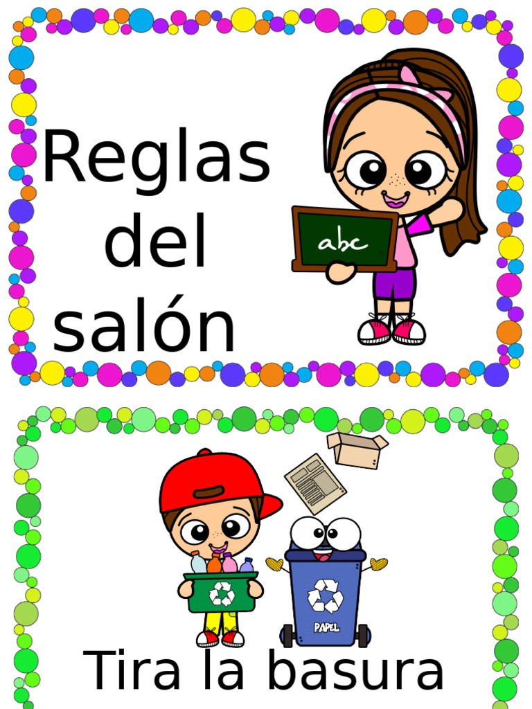 Reglas Del Salon | PDF