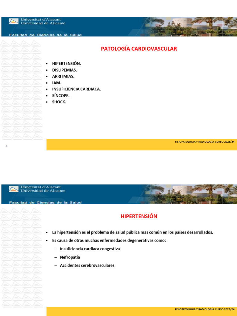 Tema 12_Trastornos del sistema cardiovascular | PDF
