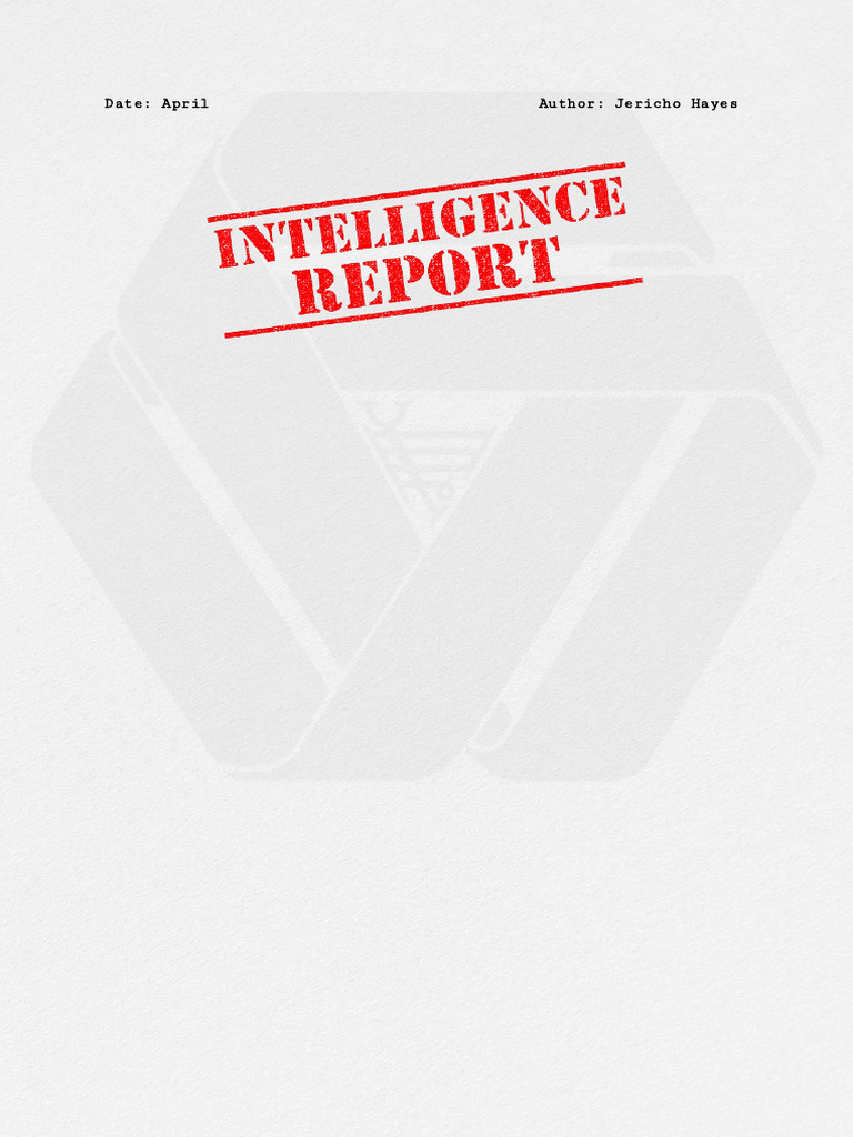 Intelligence Report - Gangs | PDF