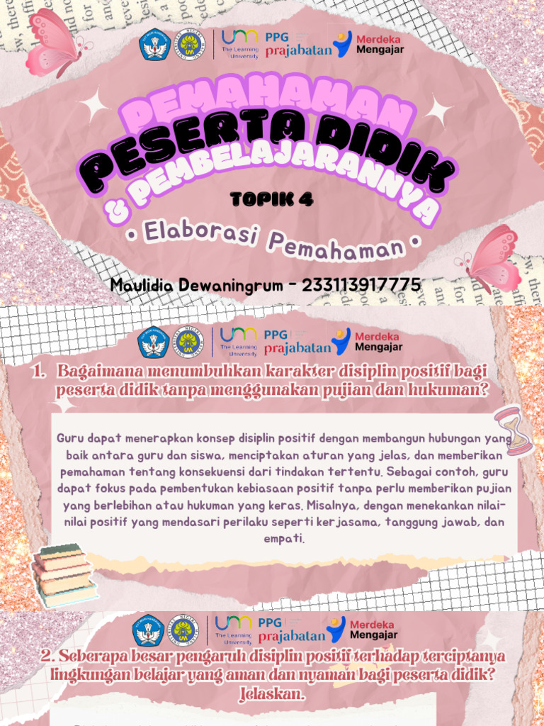 Topik 4. Elaborasi Pemahaman | PDF | Career & Growth | Self-Improvement