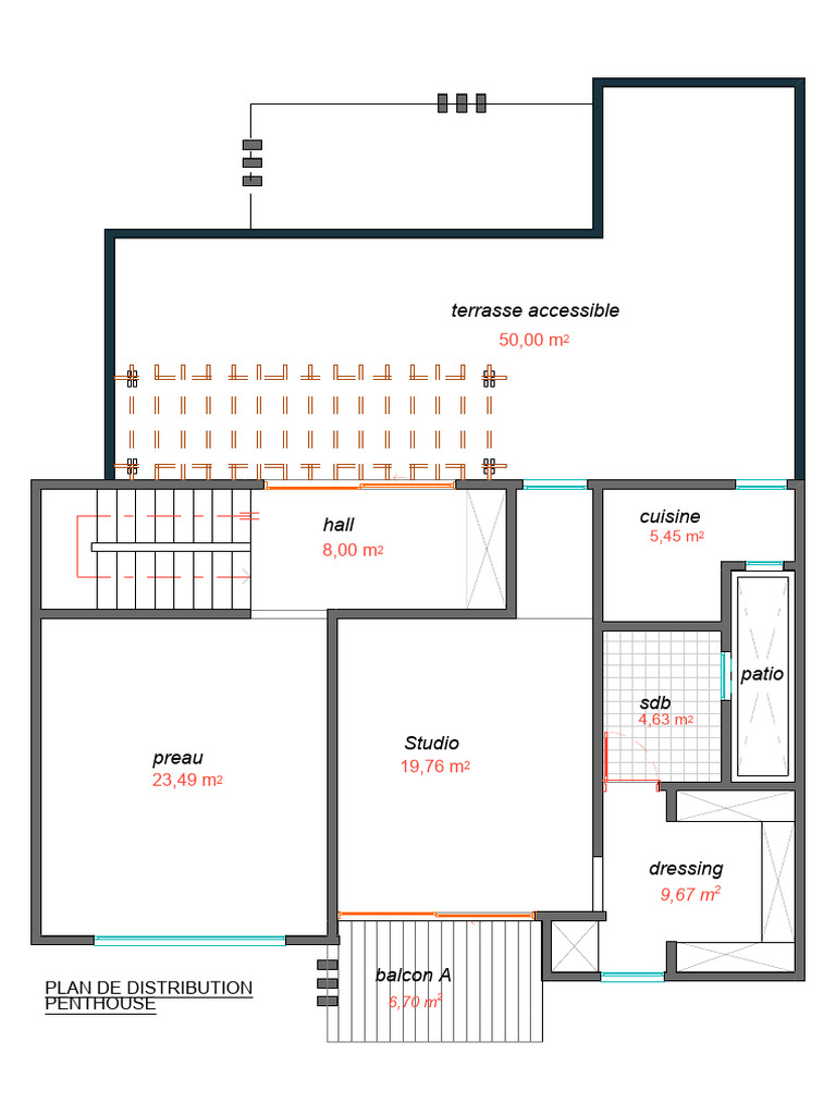 Plan de Distribution Penthouse | PDF