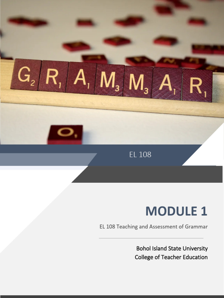 EL-9 (Module 1) | PDF | Estudios de idiomas extranjeros