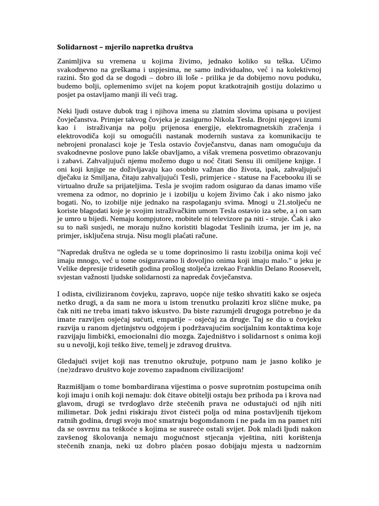 Solidarnost | PDF