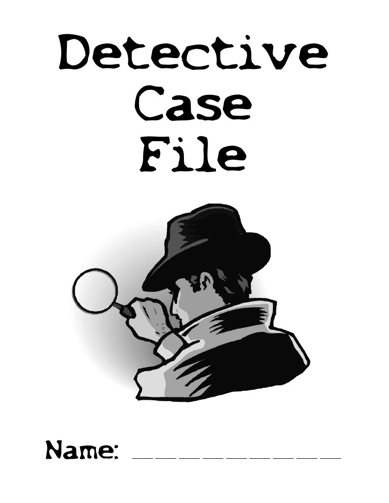 Detective Case File Cover | PDF
