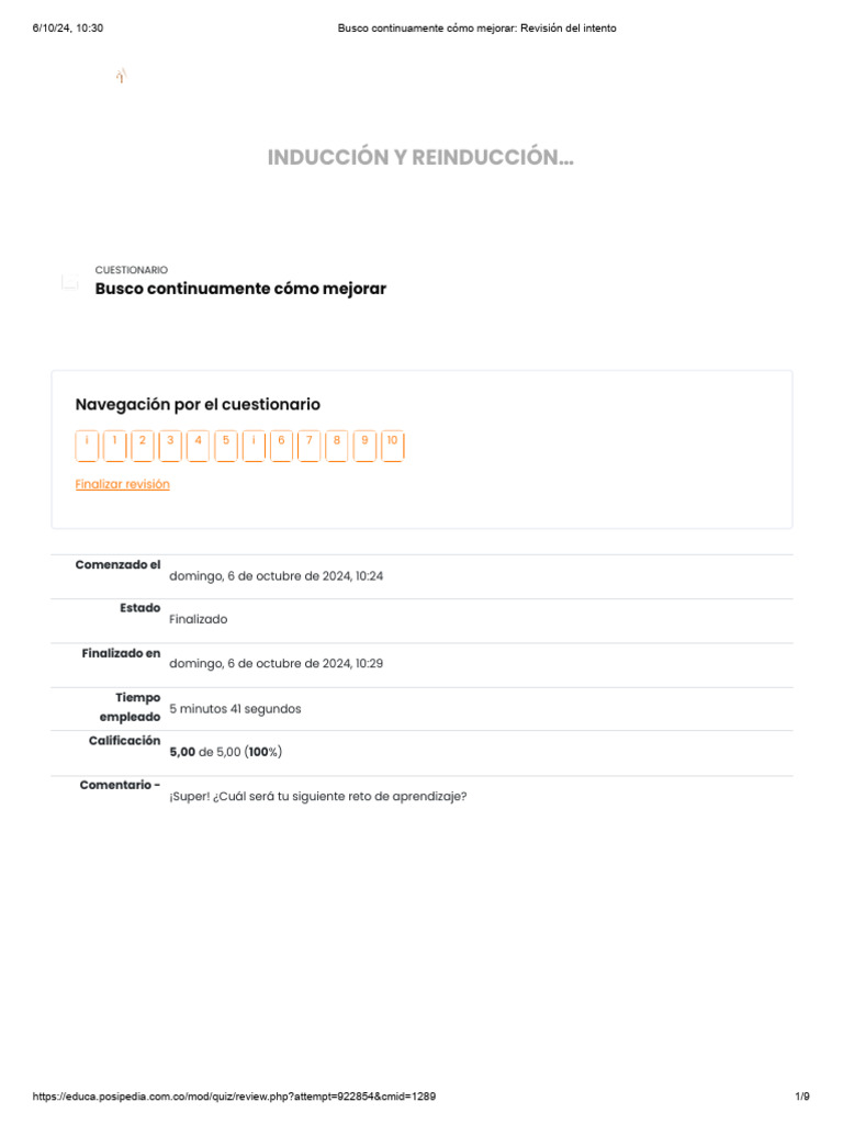Inducción y Reinducción SST Positiva Posipedia 1 | PDF | Valores | Crecimiento personal y ...
