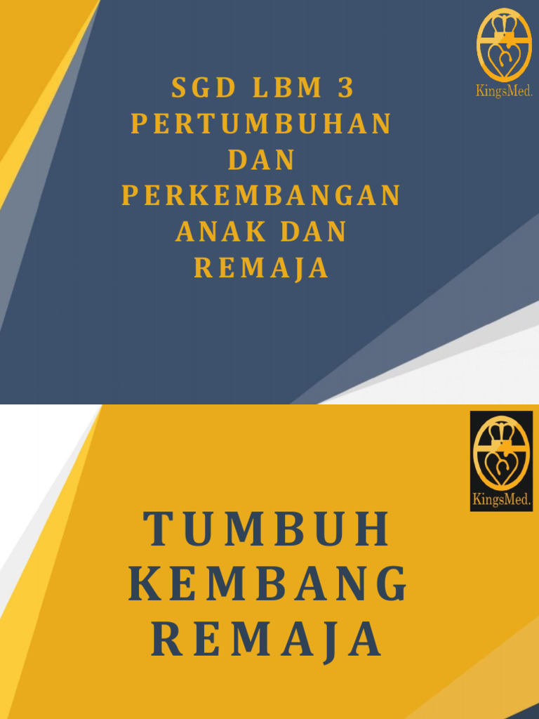SGD LBM 3 Pertumbuhan Dan Perkembangan New | PDF