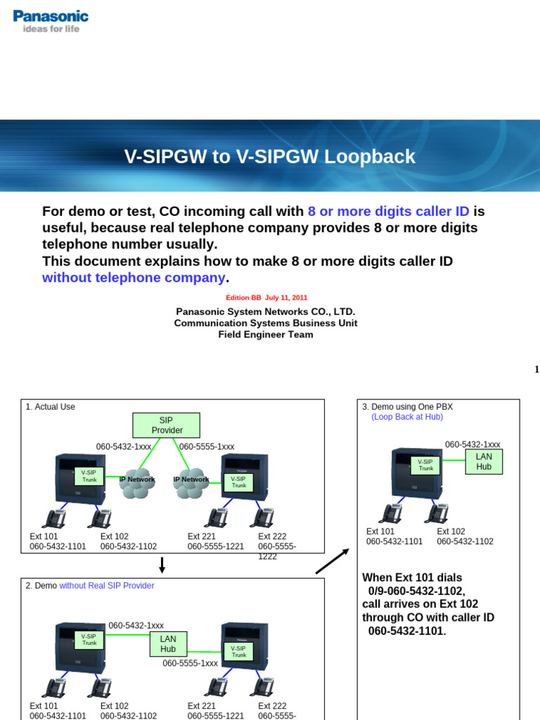 SIP Ttunk To SIP Trunk 0711B | PDF | Computer Engineering | Network ...