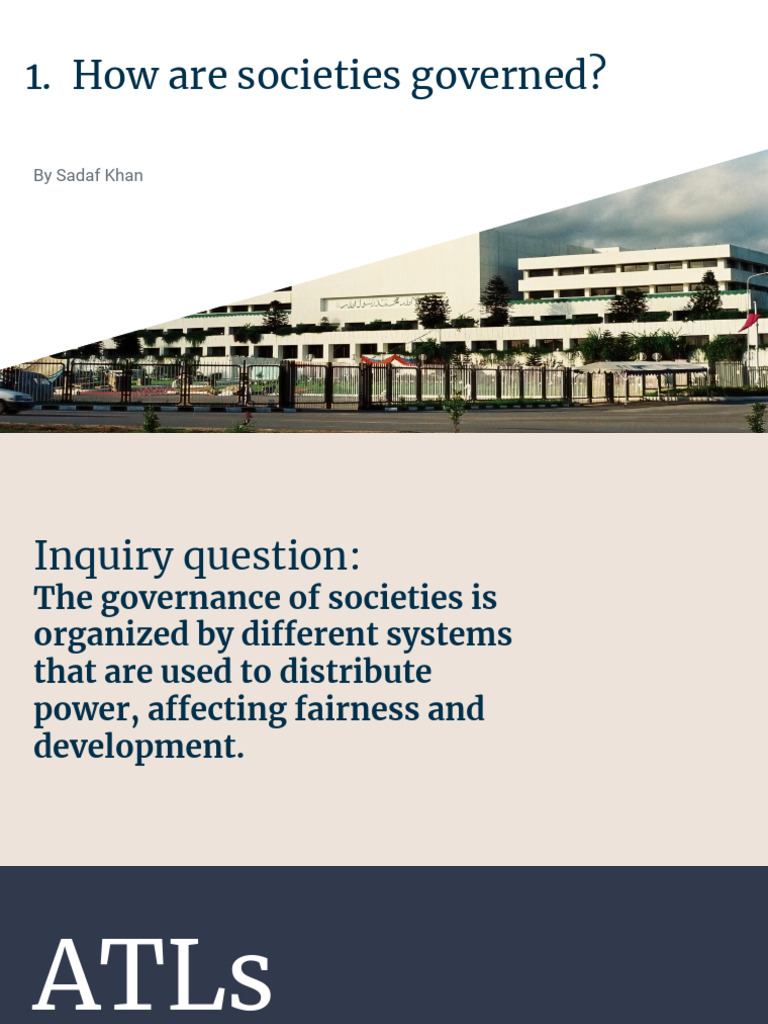 How Are Societies Governed | PDF