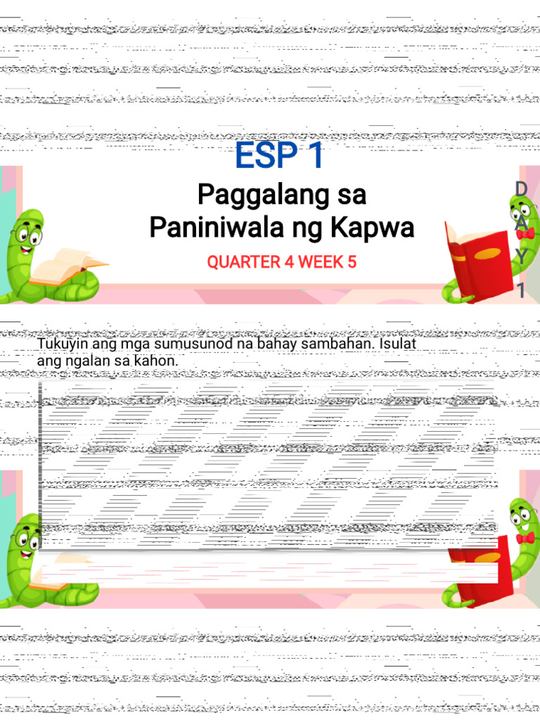 Paggalang Sa Paniniwala NG Kapwa: Quarter 4 Week 5 | PDF
