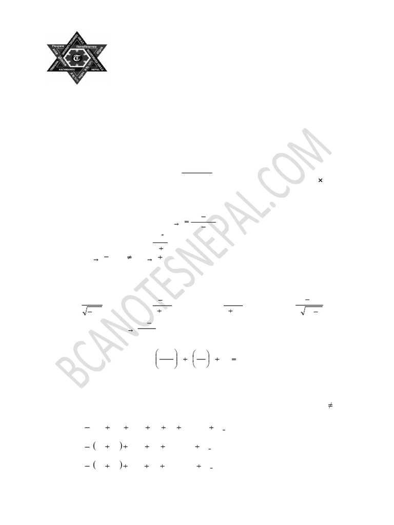 Mcq Mathematics Ii Pdf
