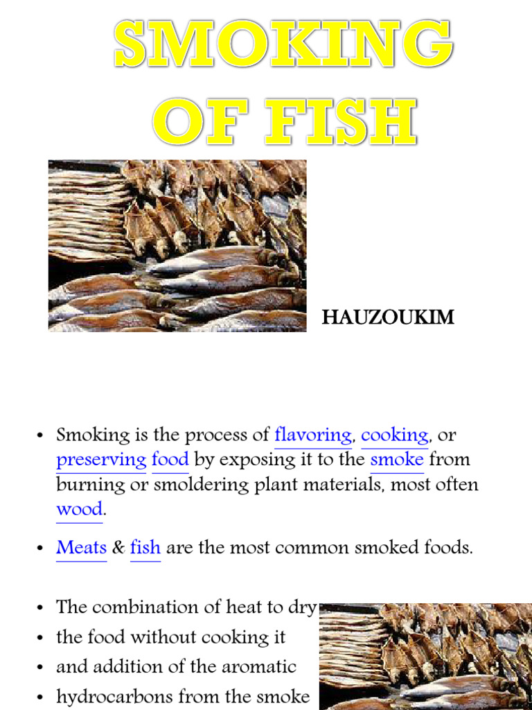 Preservation of Fish by Smoking | PDF