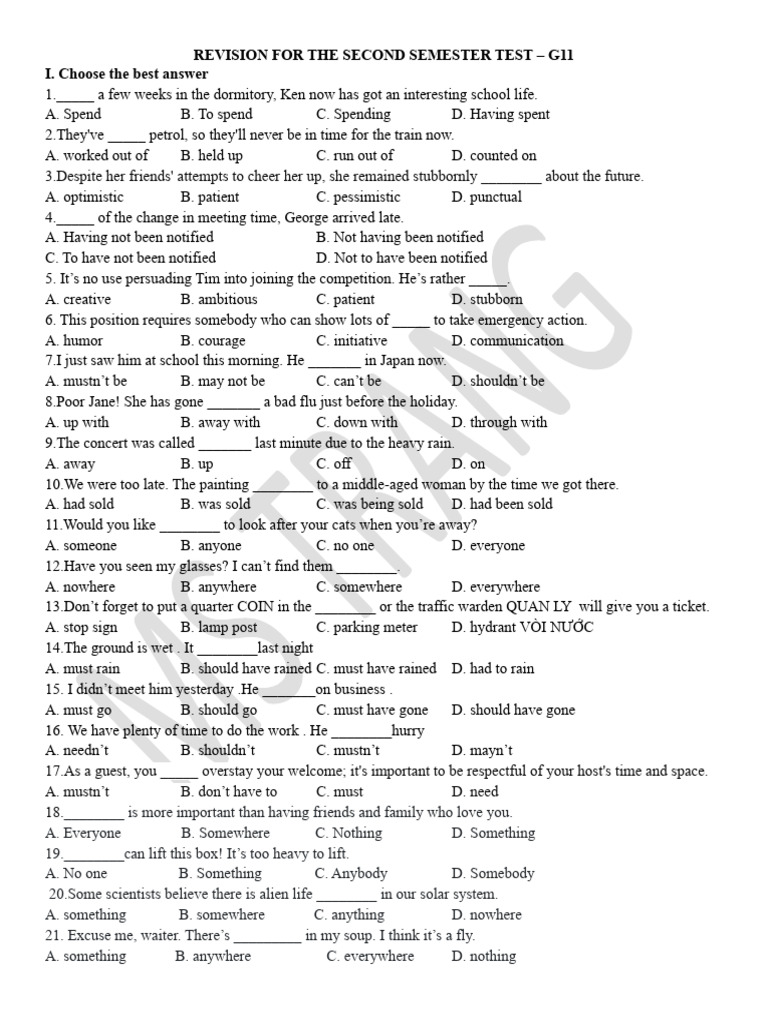 Revison 2 - KTCK - Hk2 | PDF