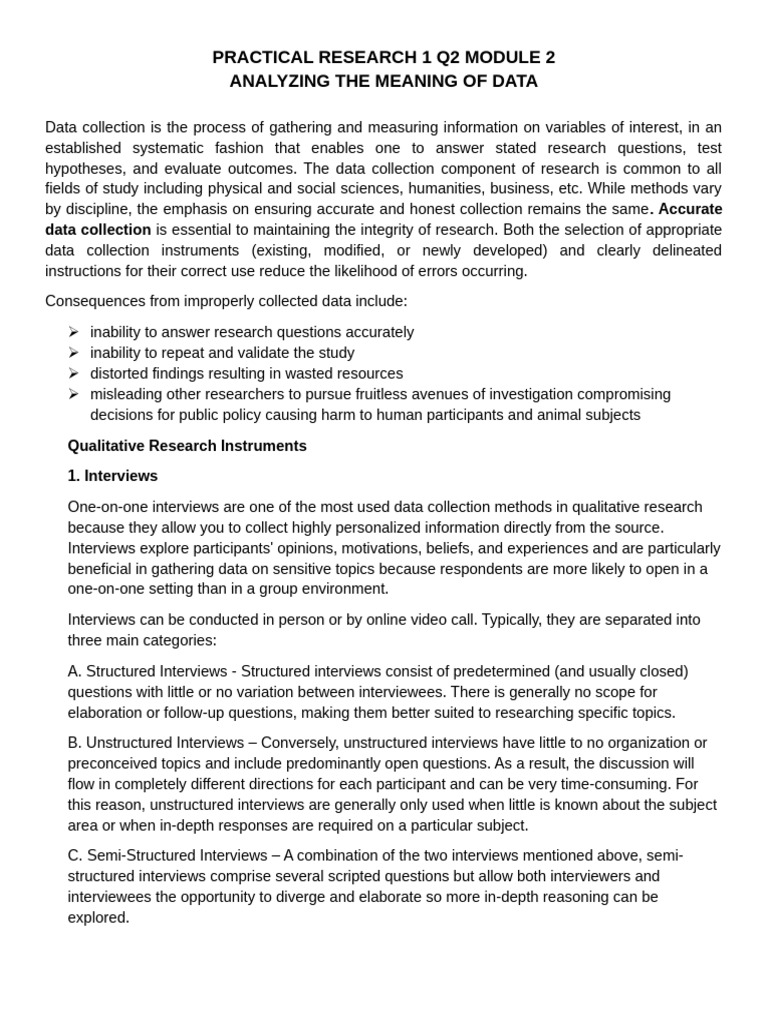 Practical Research1 Q2 Module2 | PDF