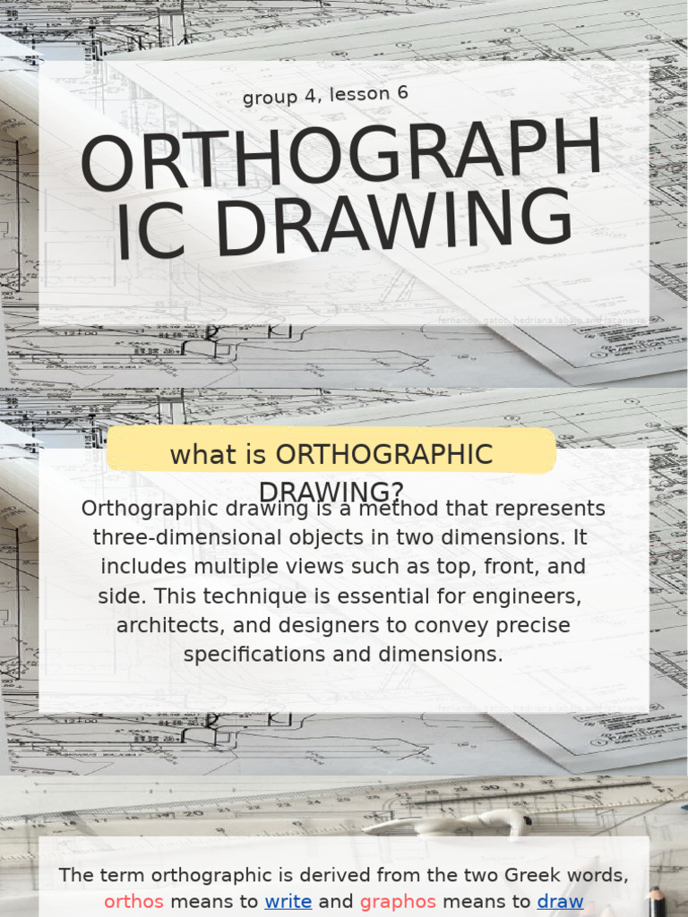 Orthographic Drawing | PDF