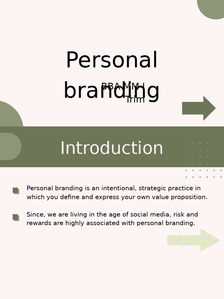 Personal Branding | PDF